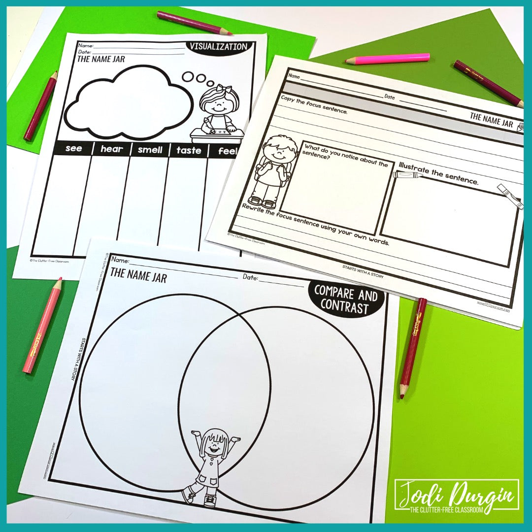 The Name Jar activities and lesson plan ideas – Clutter Free Classroom ...