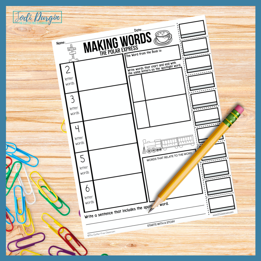 The Polar Express activities and lesson plan ideas – Clutter Free ...