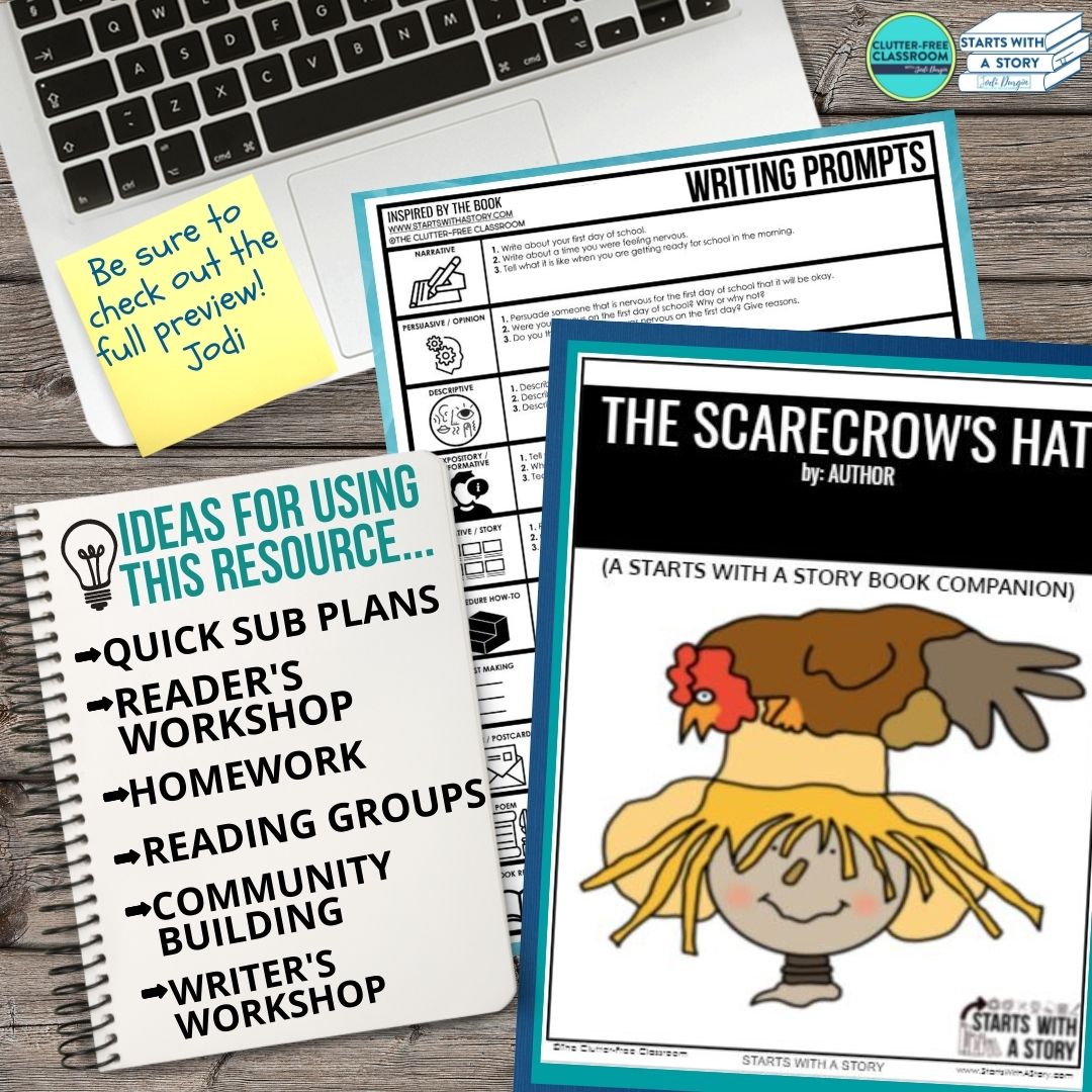THE SCARECROW'S HAT activities, worksheets & lesson plan ideas ...