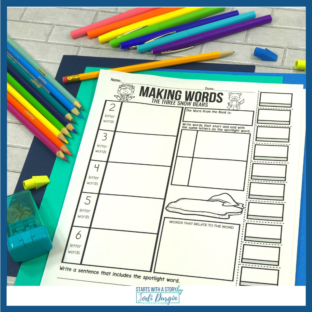 The Three Snow Bears activities and lesson plan ideas – Clutter Free ...