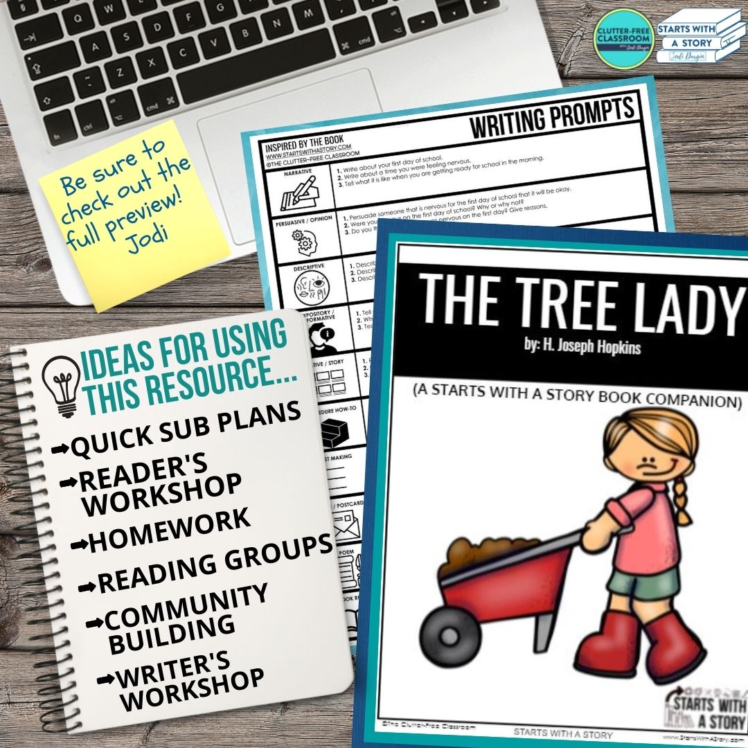 THE TREE LADY activities, worksheets & lesson plan ideas – Clutter Free ...