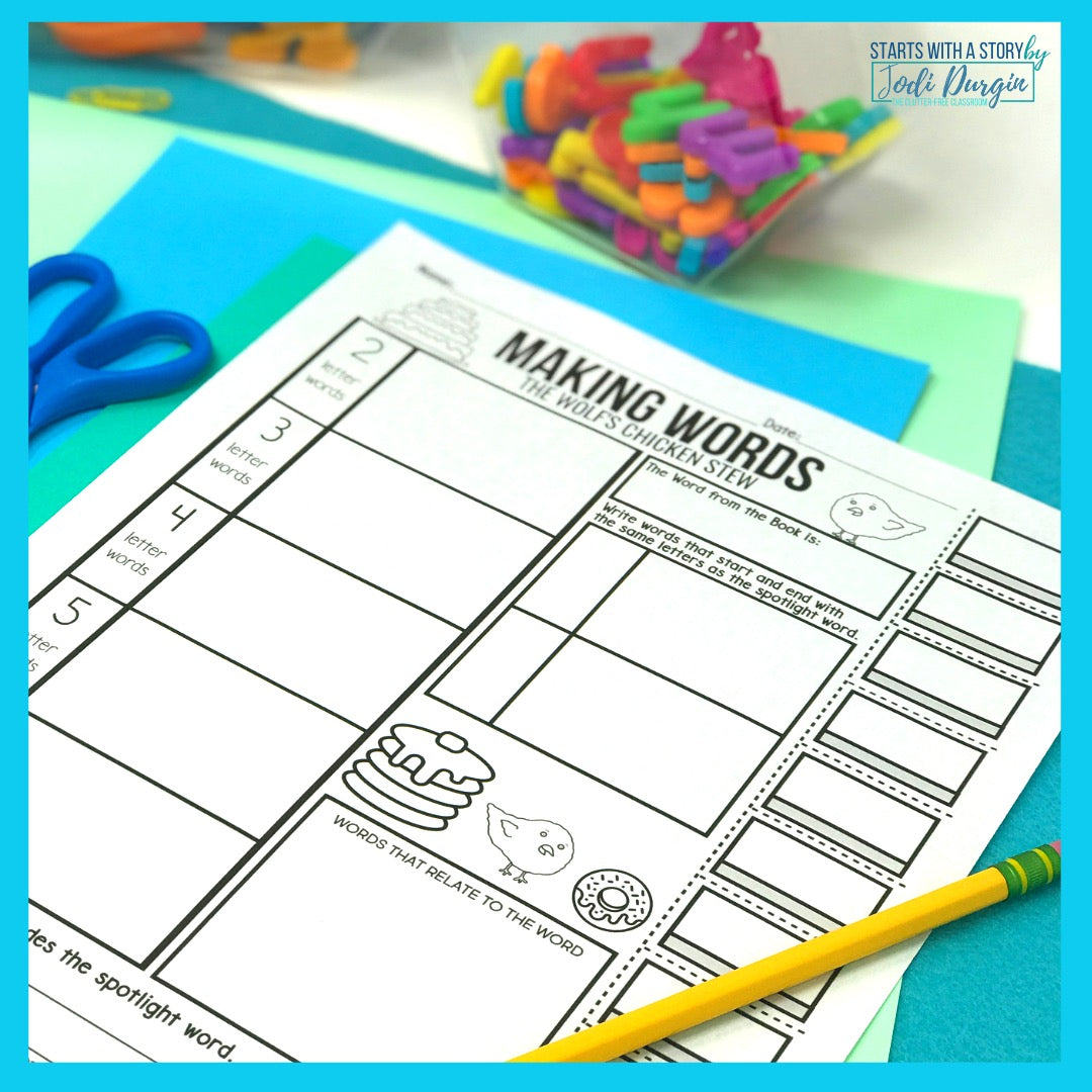 The Wolf's Chicken Stew activities and lesson plan ideas – Clutter Free ...