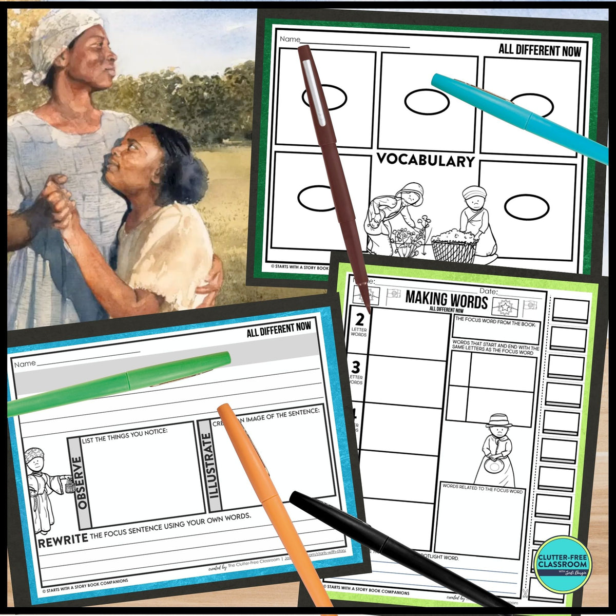 ALL DIFFERENT NOW activities and lesson plan ideas – Clutter Free ...