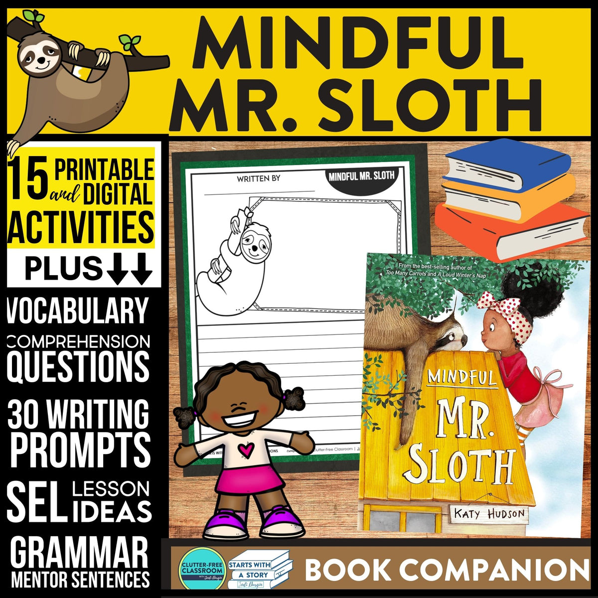 MINDFUL MR. SLOTH activities and lesson plan ideas – Clutter Free ...