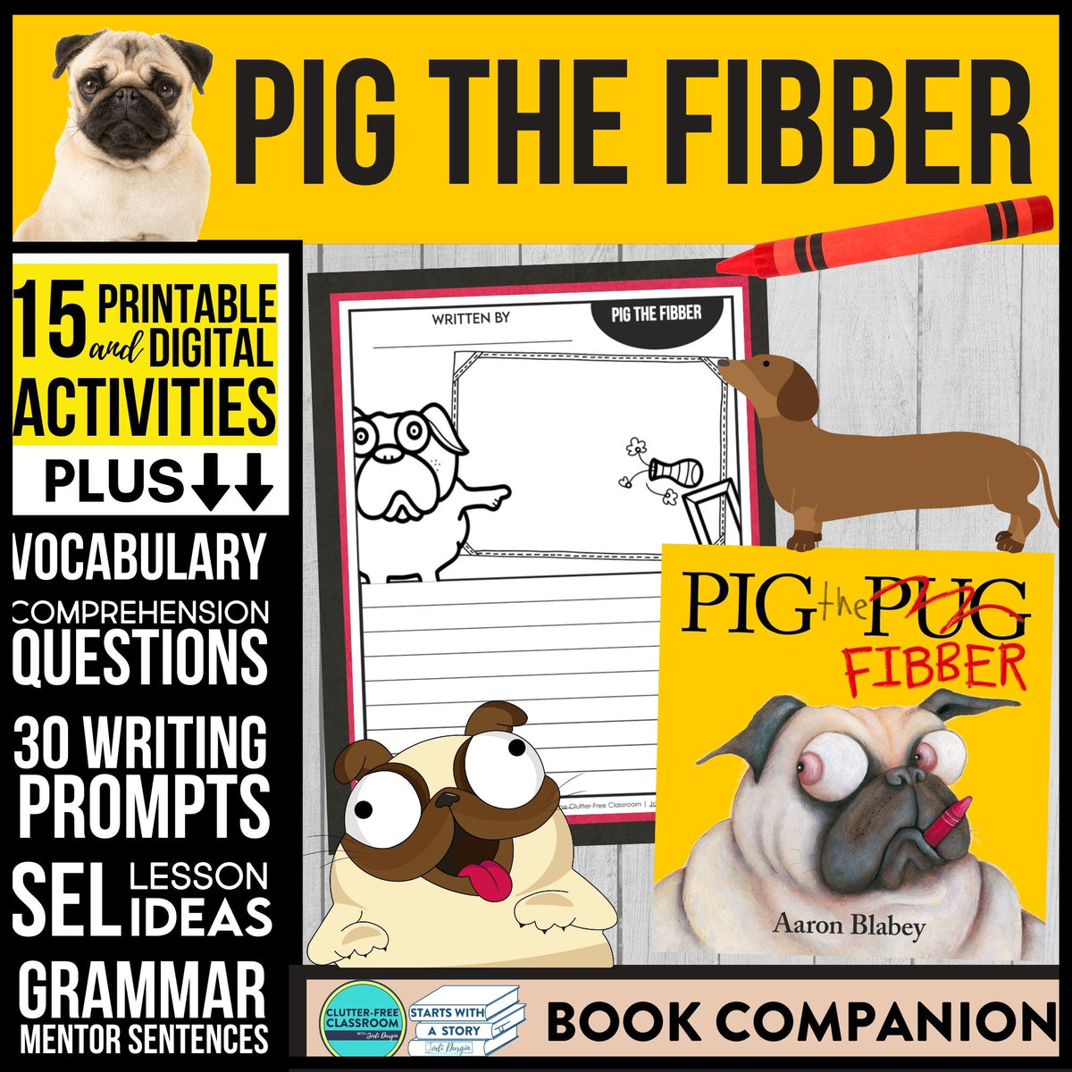 PIG THE FIBBER activities and lesson plan ideas – Clutter Free ...