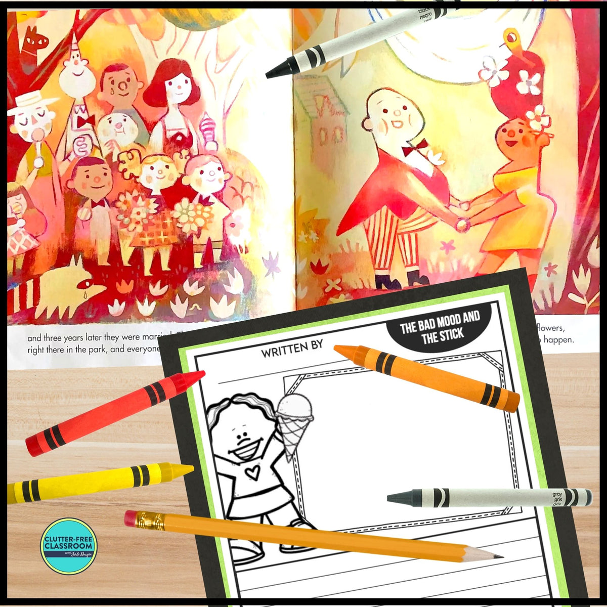 THE BAD MOOD AND THE STICK activities and lesson plan ideas – Clutter ...