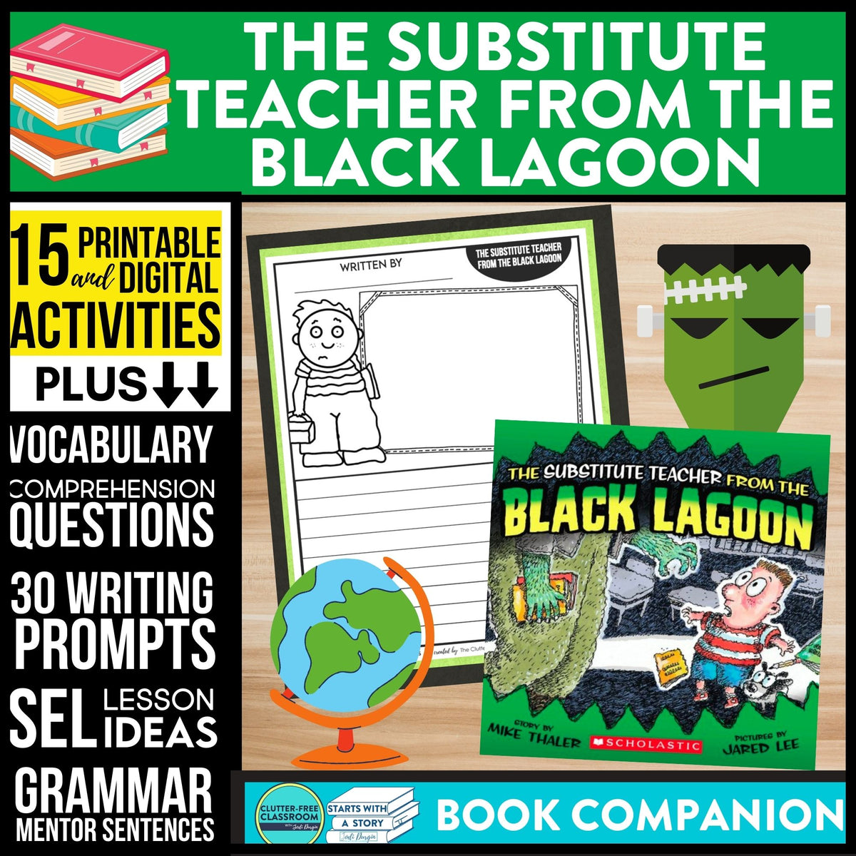 THE SUBSTITUTE TEACHER FROM THE BLACK LAGOON activities and lesson pla ...