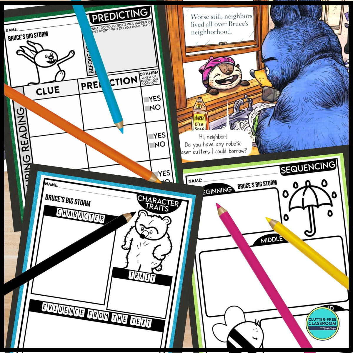 BRUCE'S BIG STORM activities and lesson plan ideas – Clutter Free ...