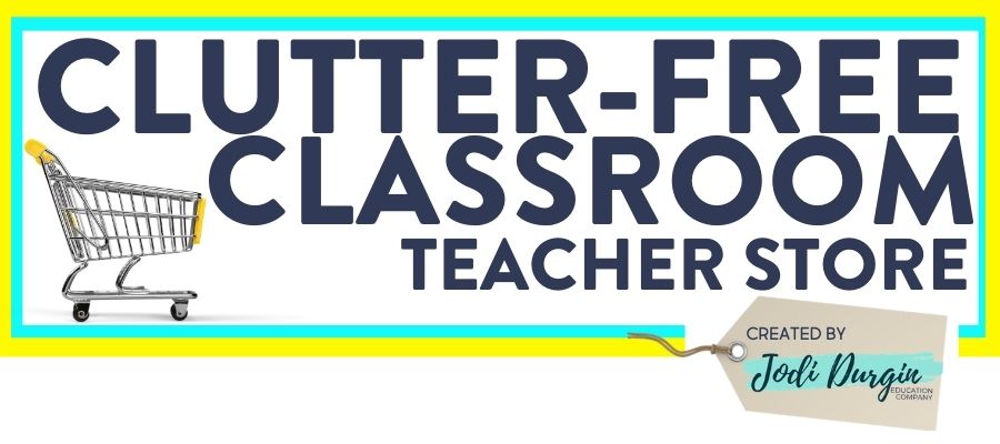 EASY SUB PLANS – Clutter Free Classroom Store