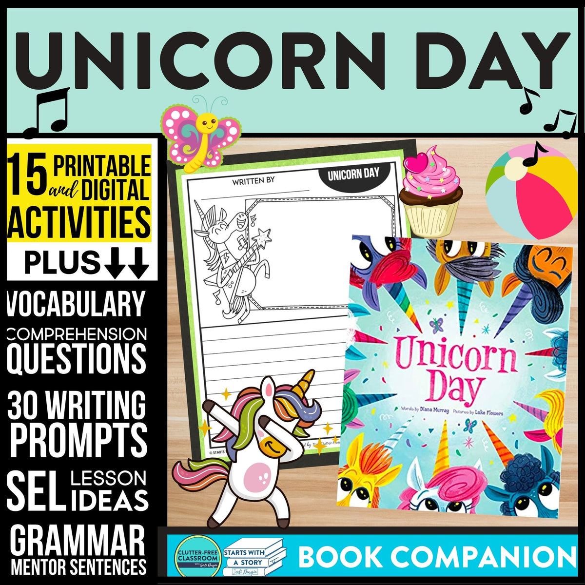 UNICORN DAY activities and lesson plan ideas – Clutter Free Classroom Store