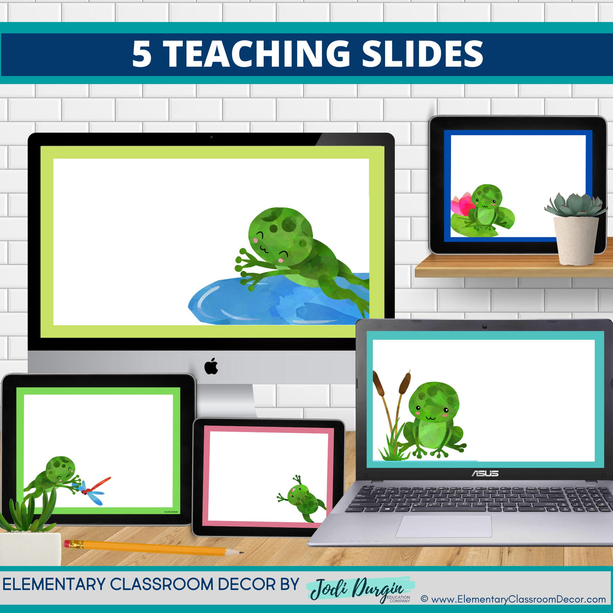 Frog Classroom Theme Decor Bundle – Clutter Free Classroom Store