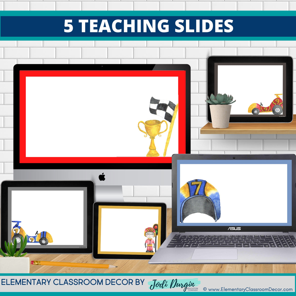 Race Car Classroom Theme Decor Bundle – Clutter Free Classroom Store