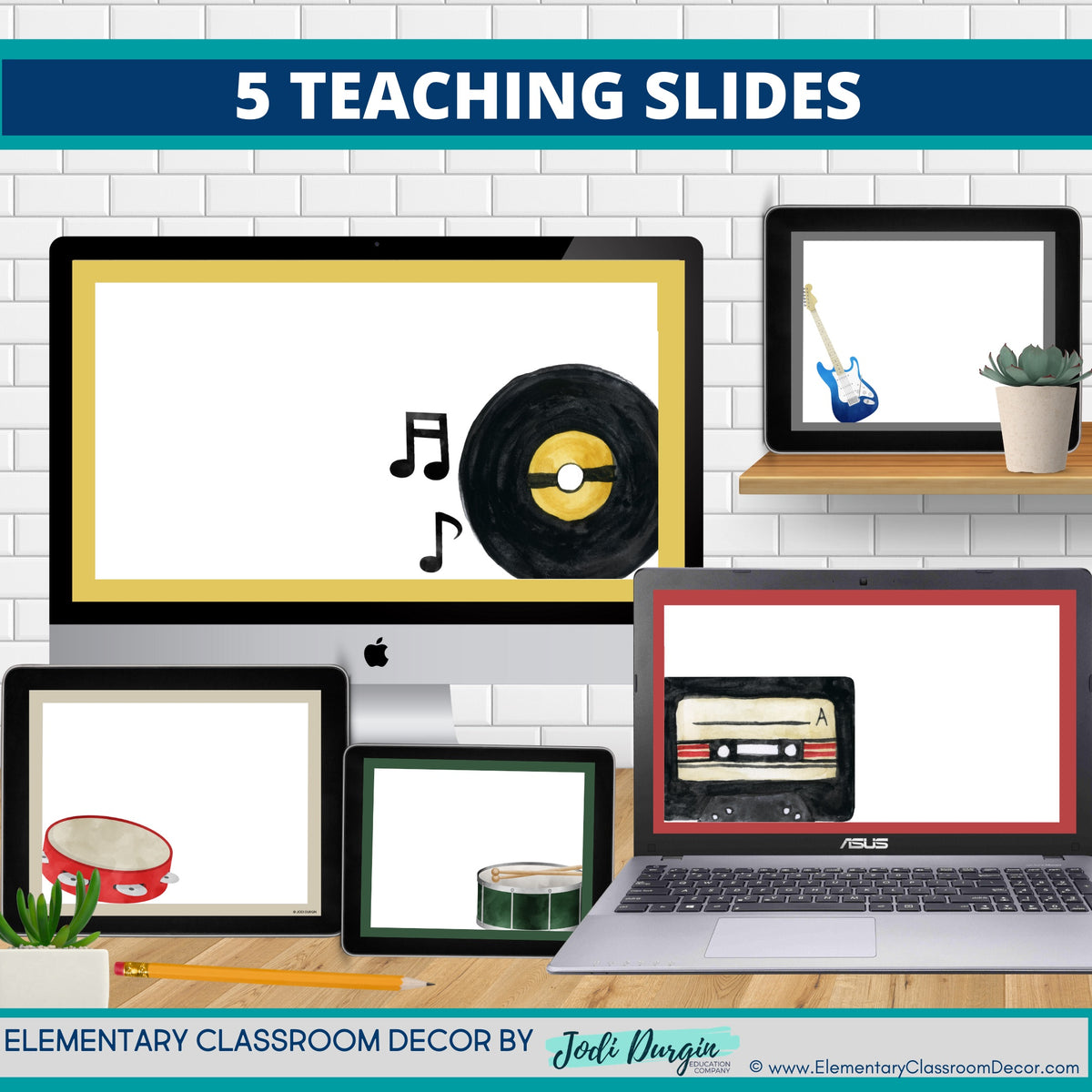 Rock and Roll Classroom Theme Decor Bundle – Clutter Free Classroom Store