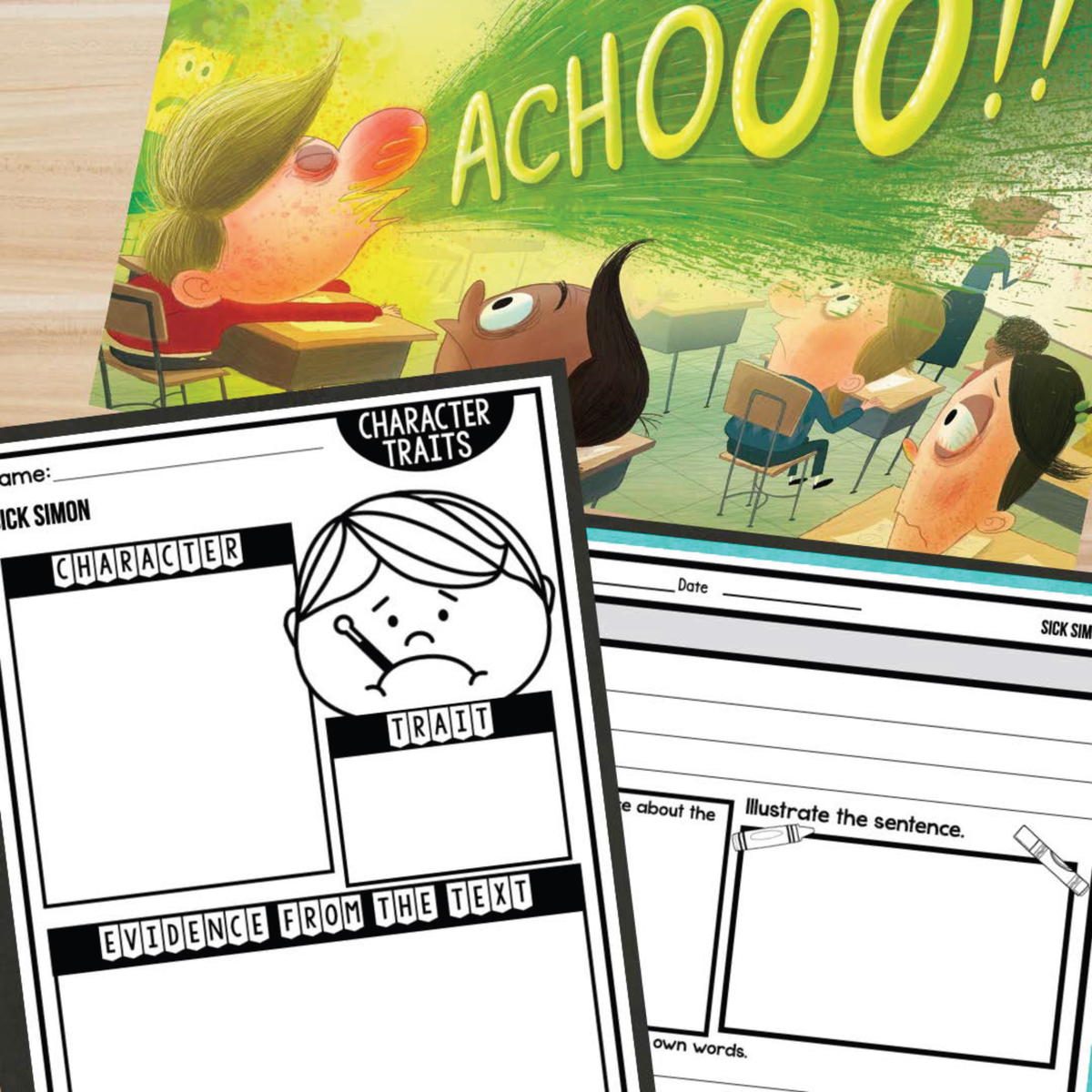 SICK SIMON activities and lesson plan ideas – Clutter Free Classroom Store