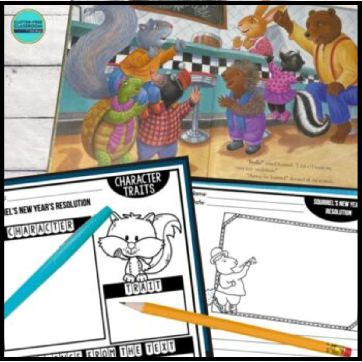 Squirrel's New Year's Resolution activities and lesson plan ideas ...