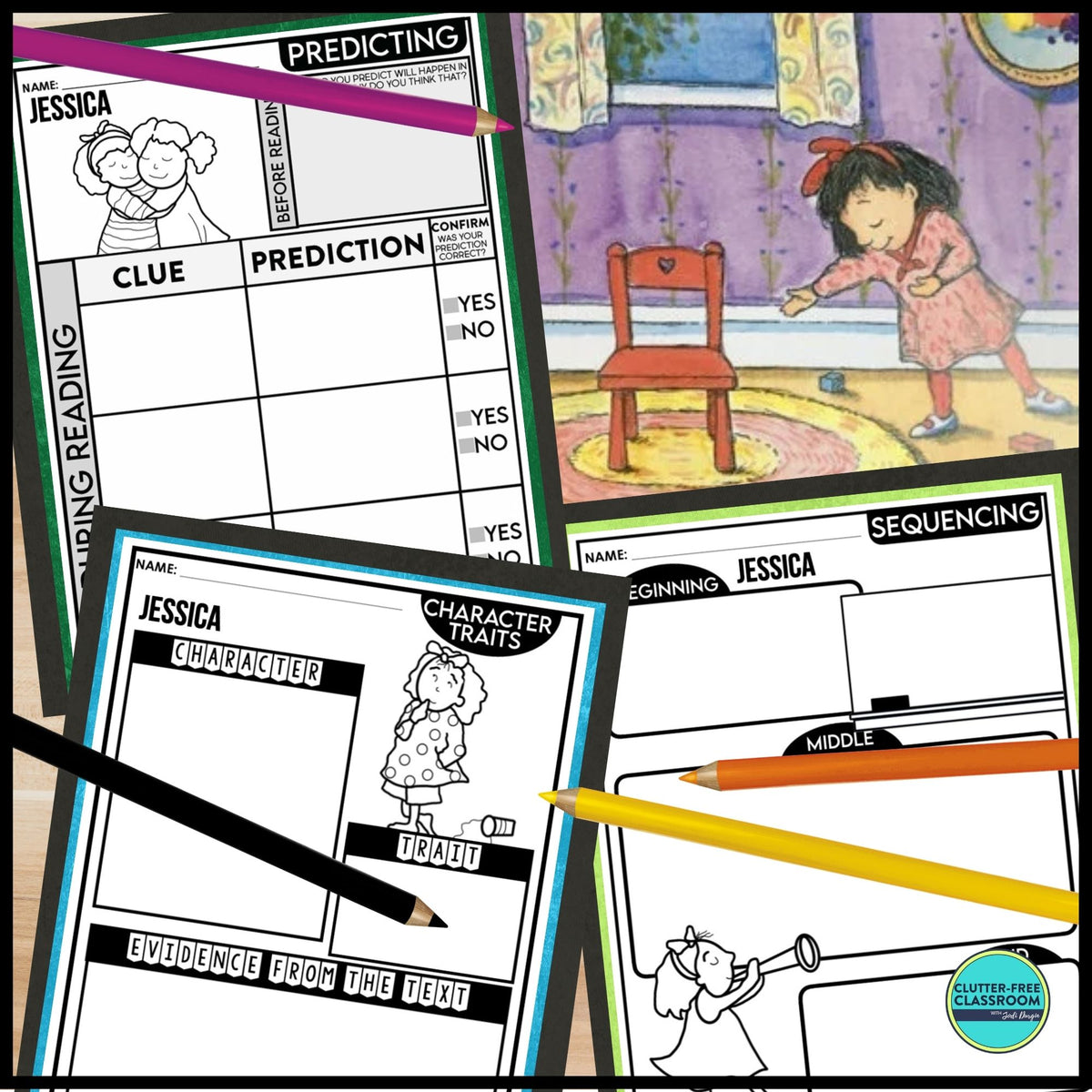 JESSICA activities and lesson plan ideas – Clutter Free Classroom Store