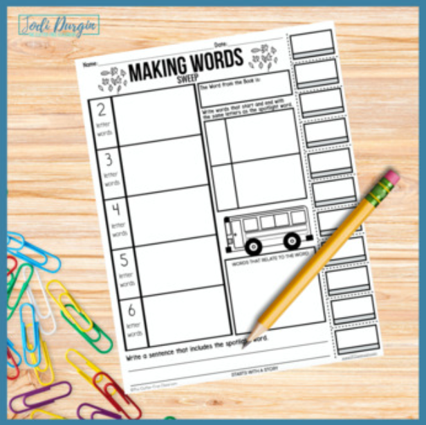 SWEEP activities and lesson plan ideas – Clutter Free Classroom Store
