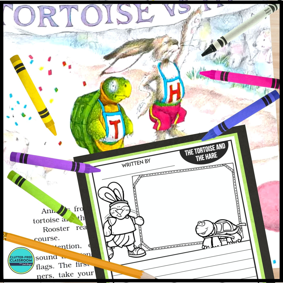 THE TORTOISE AND THE HARE activities and lesson plan ideas – Clutter ...