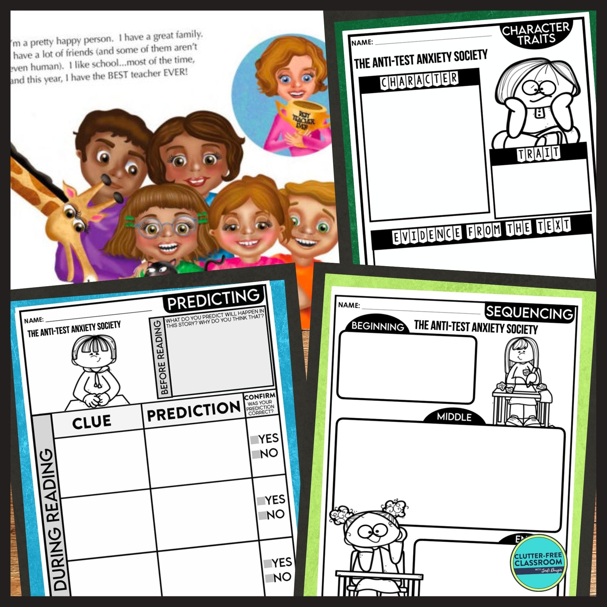 Worksheets Test Anxiety