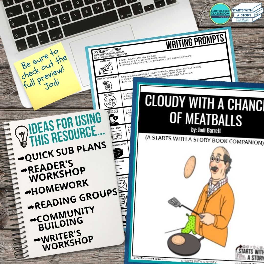 Worksheets For Cloudy With A Chance Of Meatballs