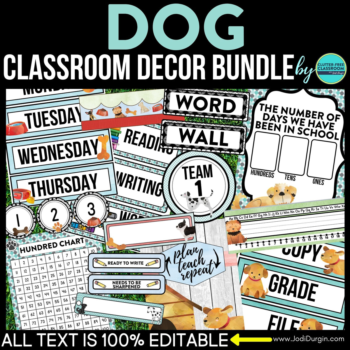 Dog Classroom Themed Decor – Clutter Free Classroom Store