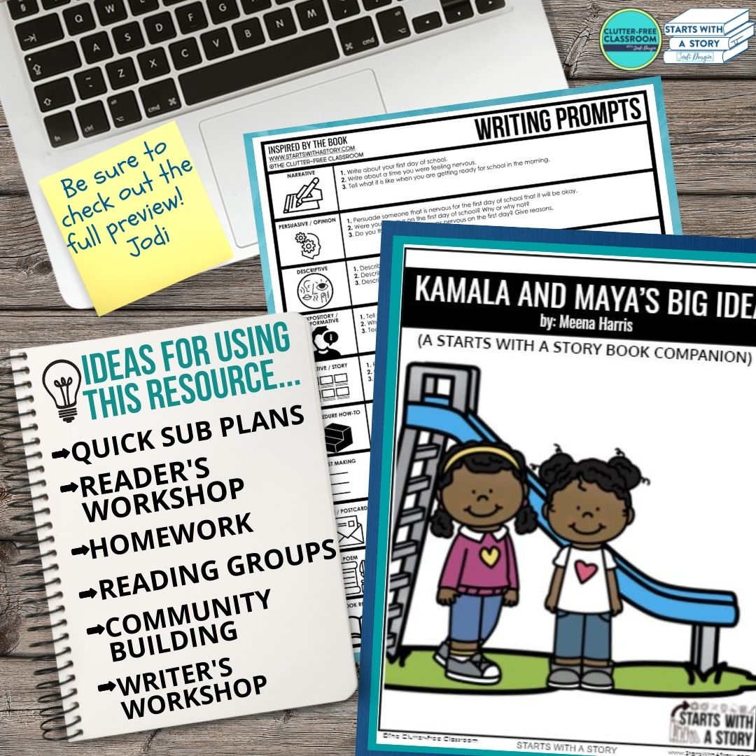 KAMALA AND MAYA'S BIG IDEA activities, worksheets & lesson plan ideas ...