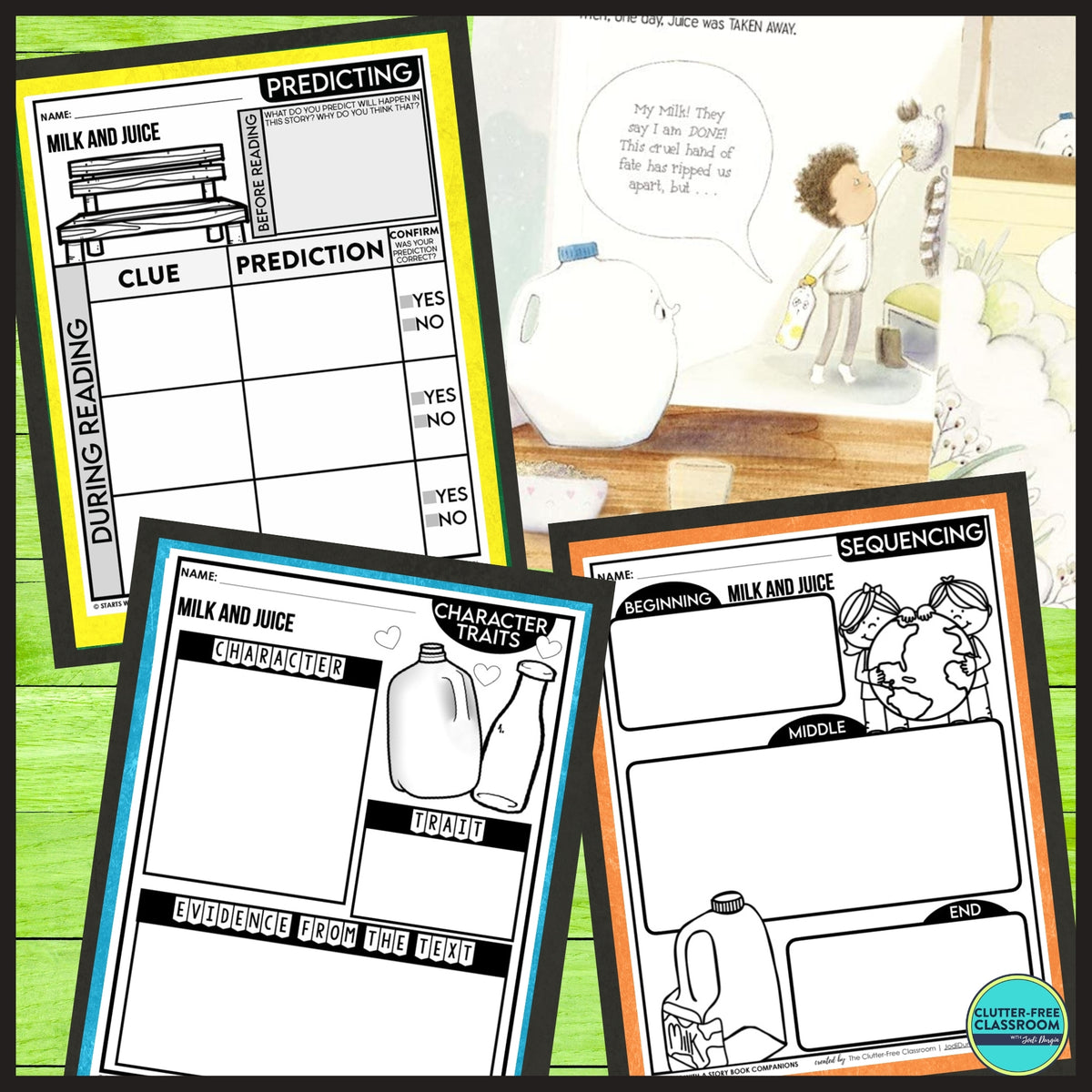 MILK AND JUICE activities and lesson plan ideas – Clutter Free ...