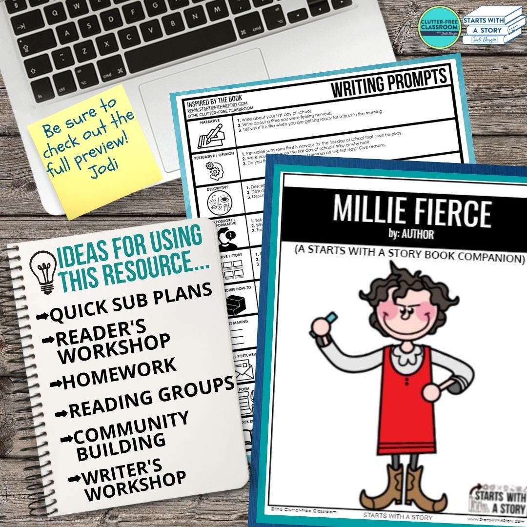 MILLIE FIERCE activities, worksheets & lesson plan ideas – Clutter Free ...