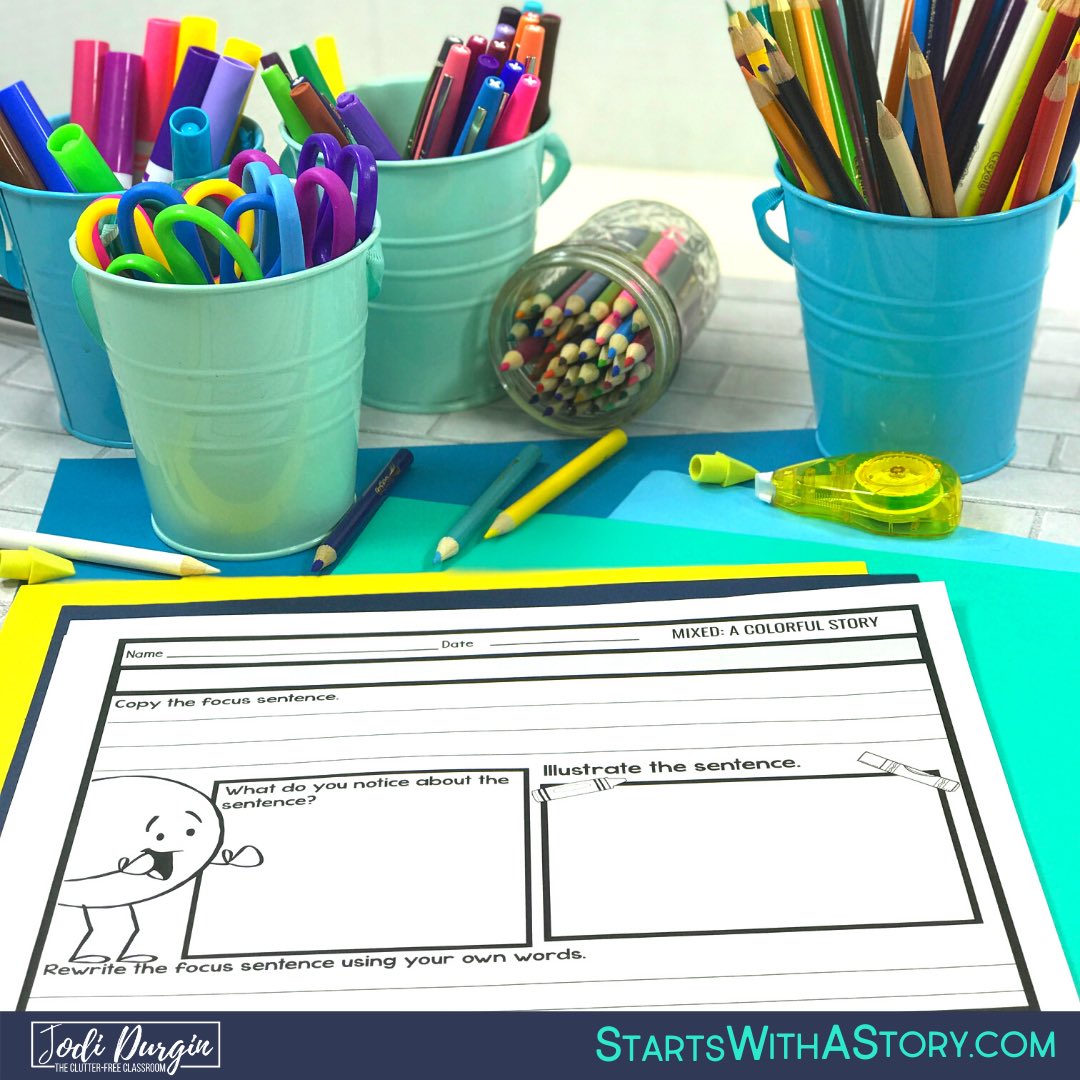 Mixed a Colorful Story activities and lesson plan ideas – Clutter Free ...