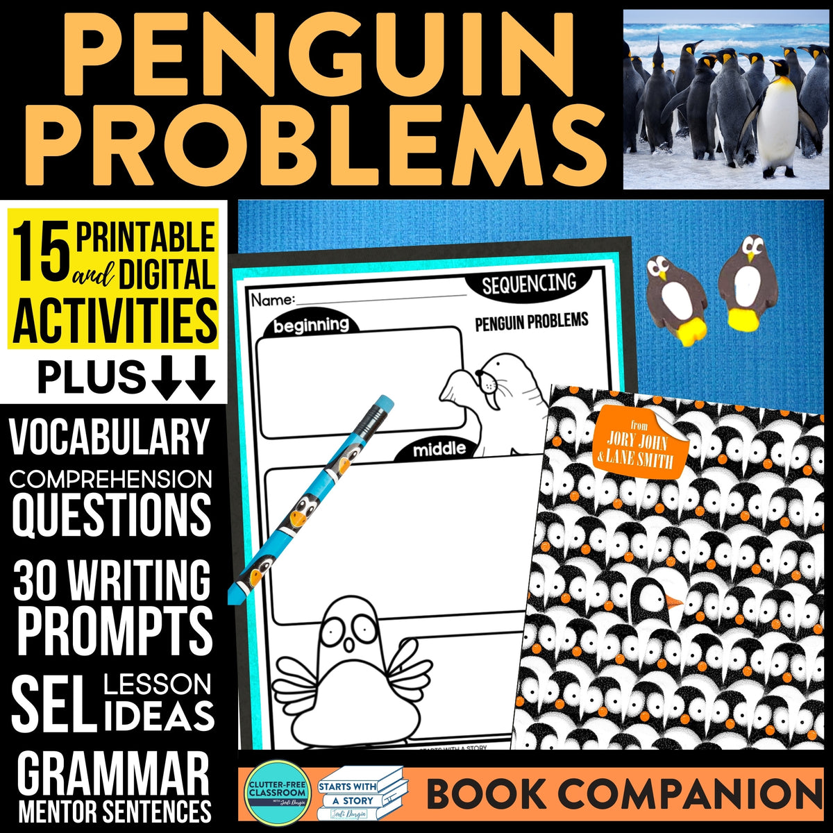 PENGUIN PROBLEMS activities and lesson plan ideas – Clutter Free ...